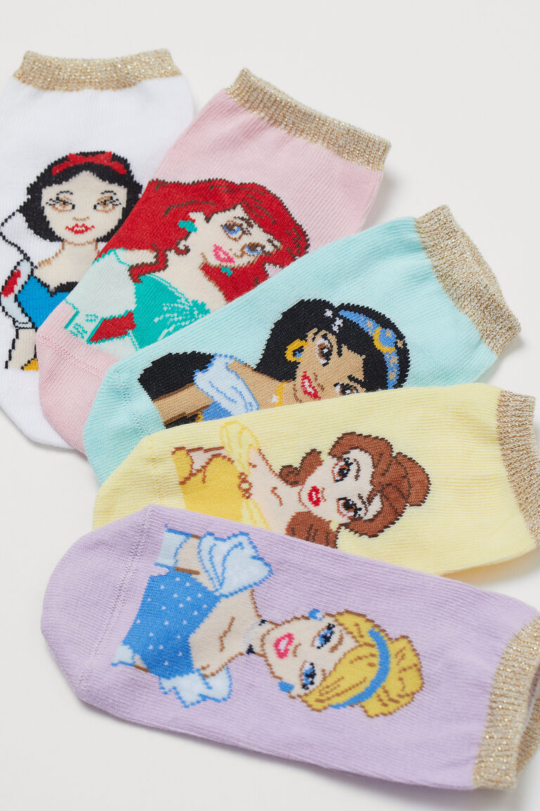 5-pack shaftless socks