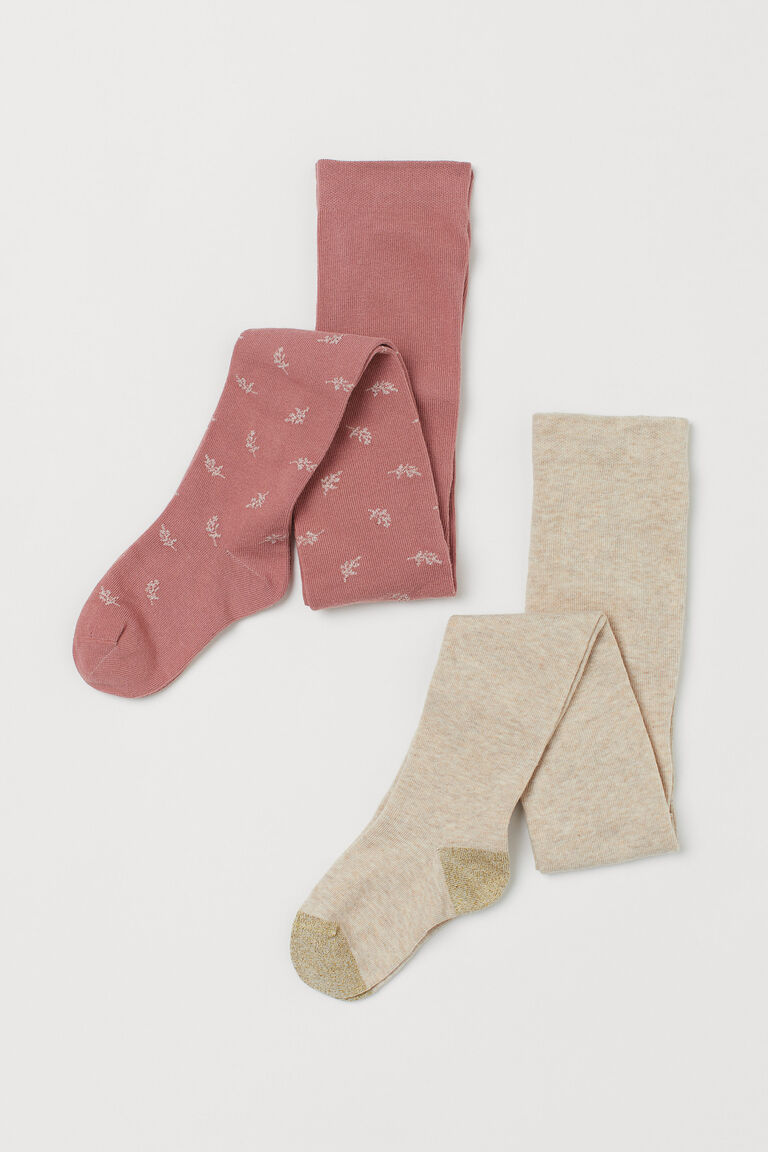 2-pack fine-knit tights