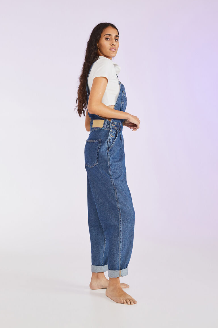 Mom Fit Denim dungarees