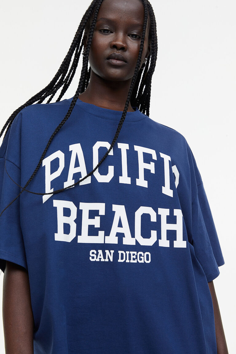 Oversized printed T-shirt