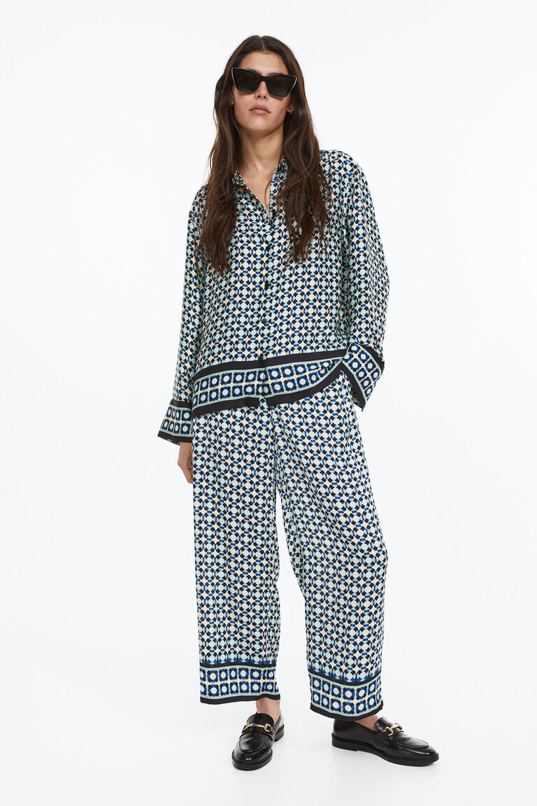 Patterned trousers