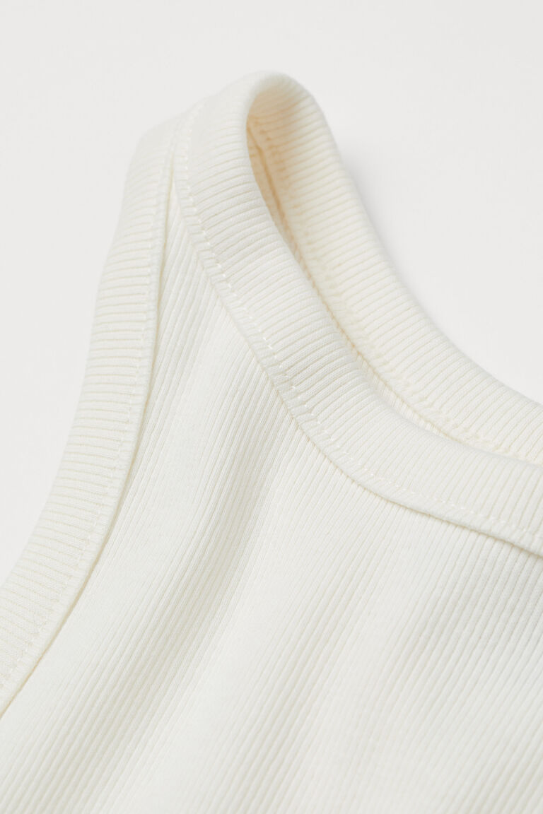 Ribbed vest top
