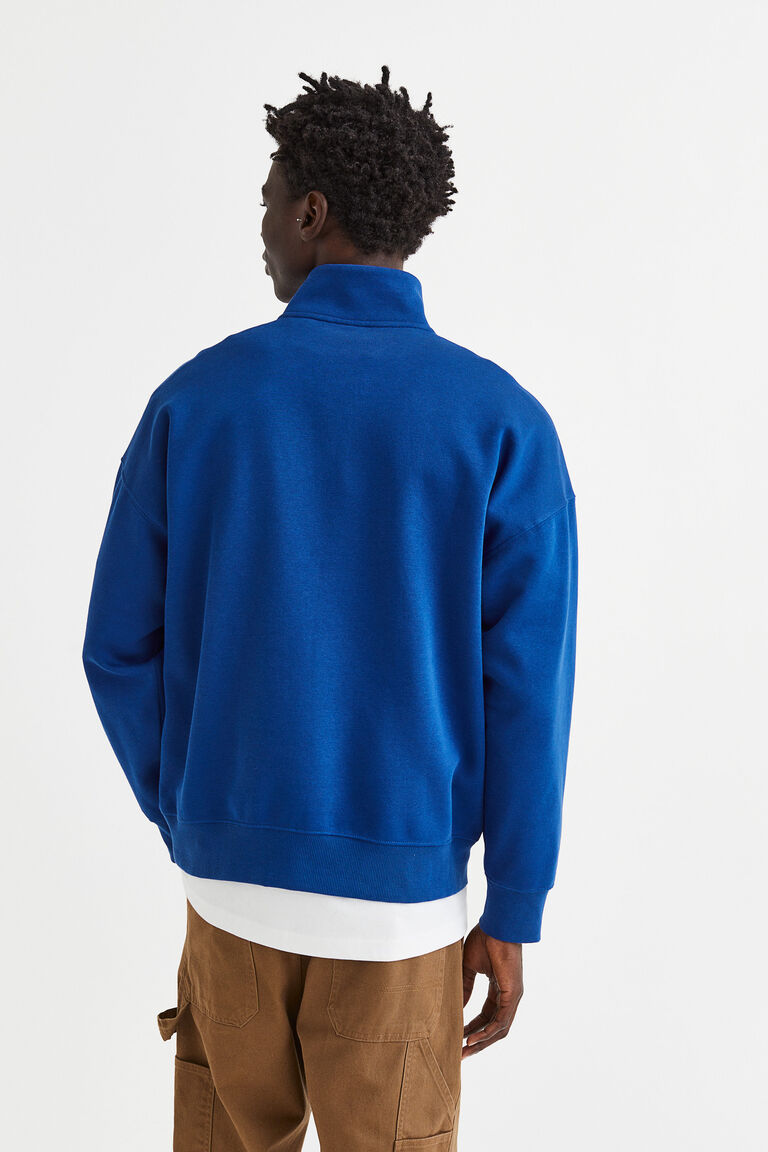 Oversized Fit Zip-top sweatshirt