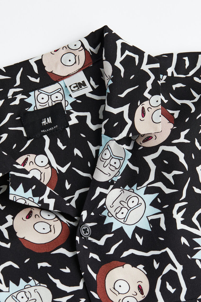 Relaxed Fit Patterned resort shirt