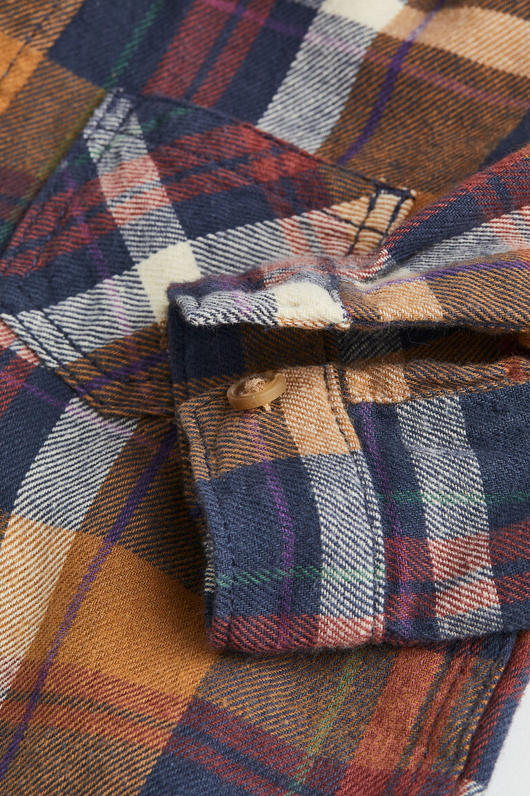 Cotton flannel shirt