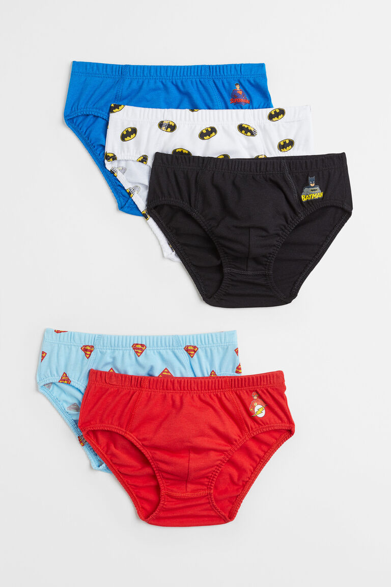 5-pack printed boys’ briefs