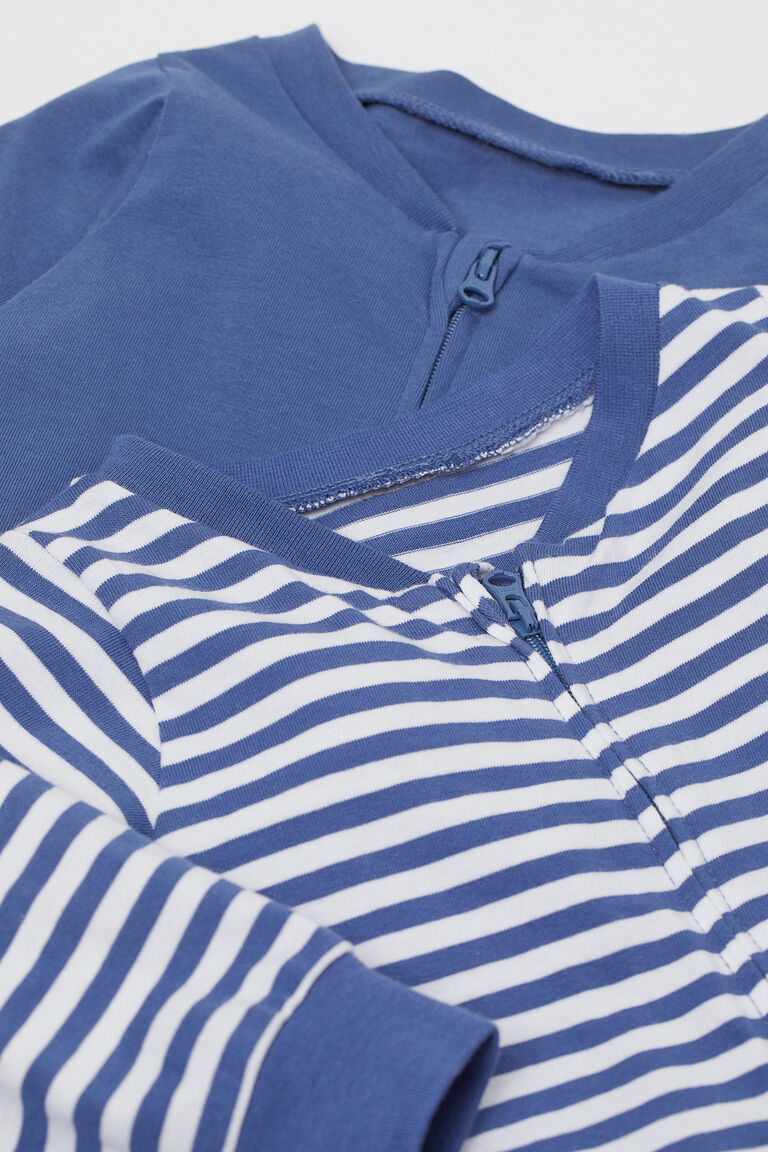 2-pack zip-up pyjamas