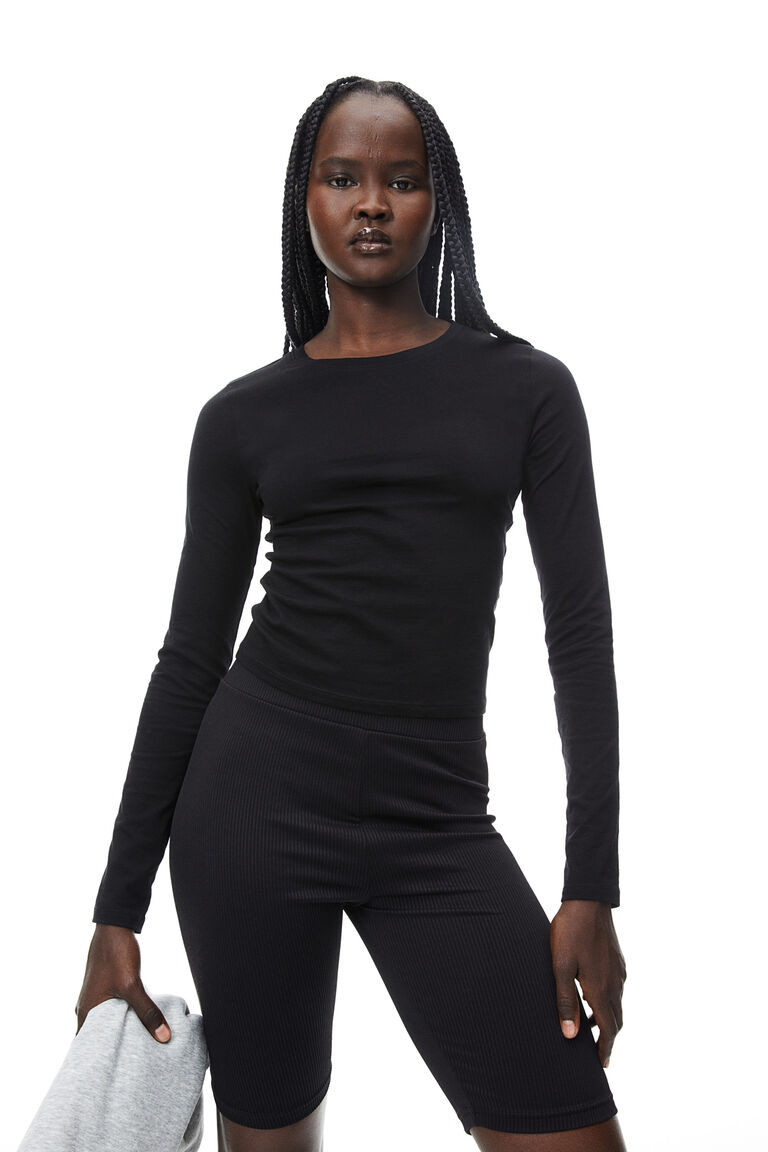 Short jersey top