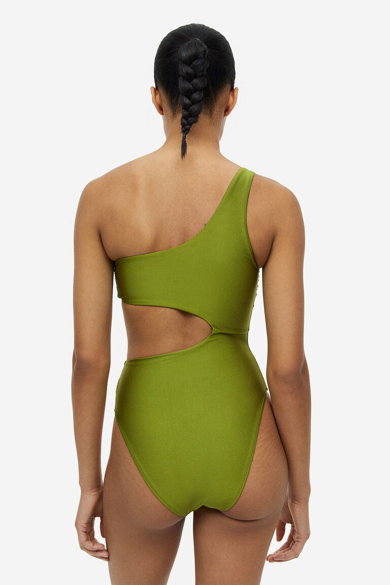High Leg Cut Out Swimsuit