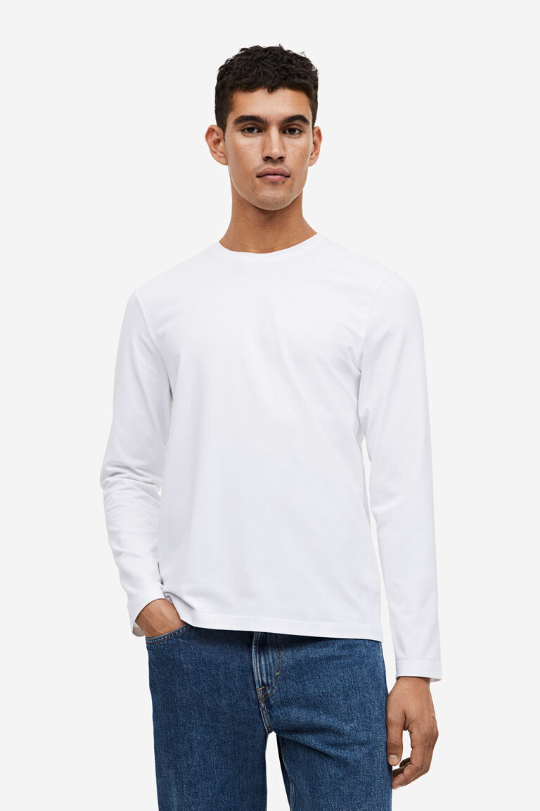 Slim Fit Jersey top