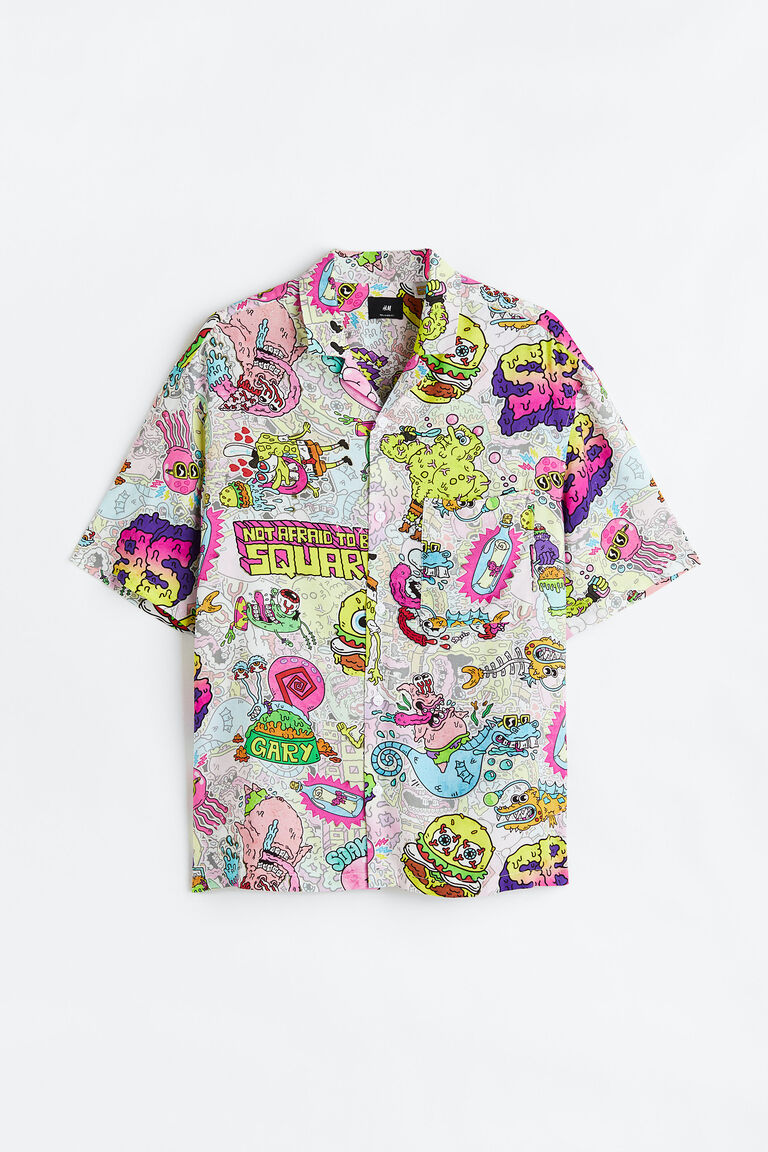 Relaxed Fit Patterned resort shirt