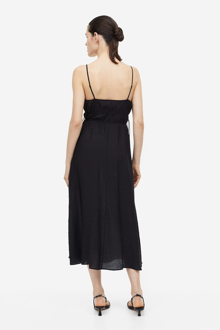 Drawstring-detail Dress