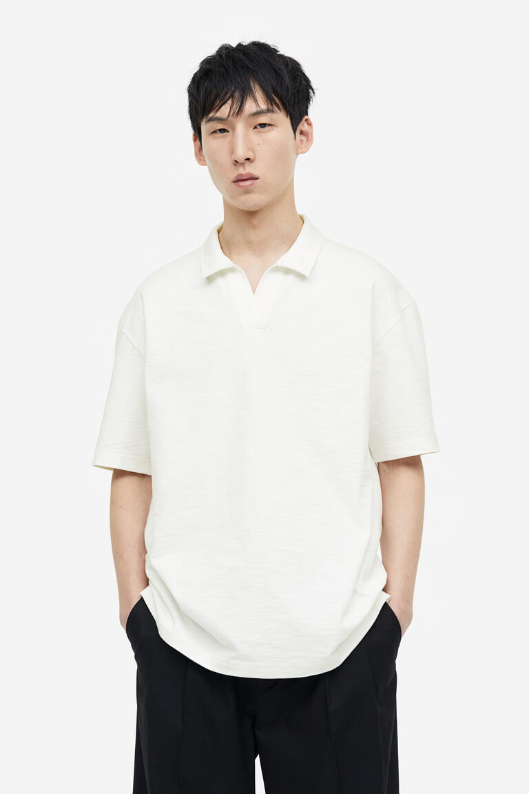 Relaxed Fit Cotton polo shirt