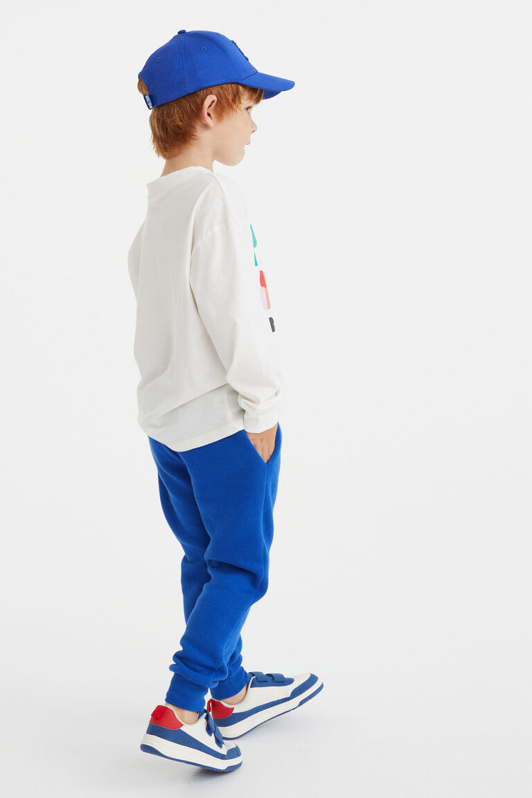Brushed-inside joggers