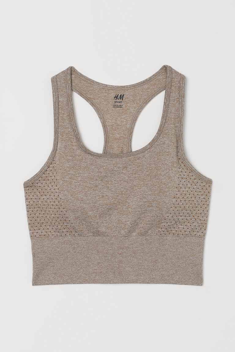 Seamless sports bralette