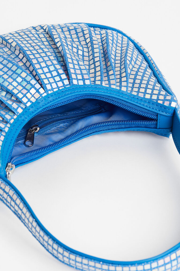 Sequined mini shoulder bag