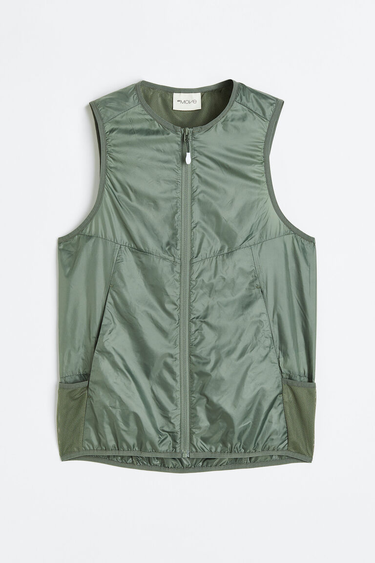 Lightweight running gilet