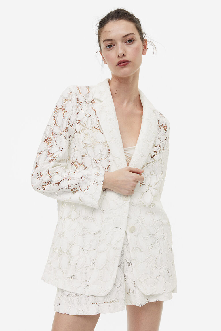 Lace blazer