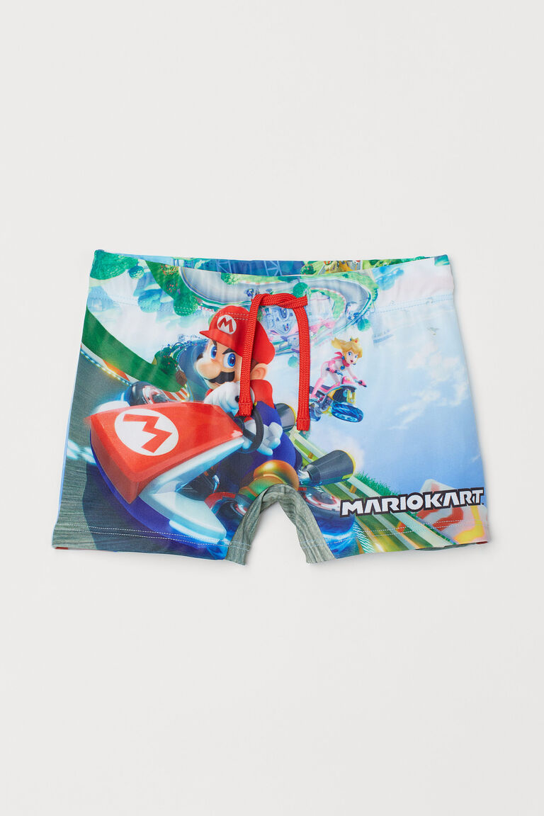 Printed swimming trunks