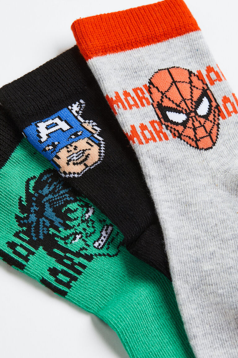 5-pack patterned socks