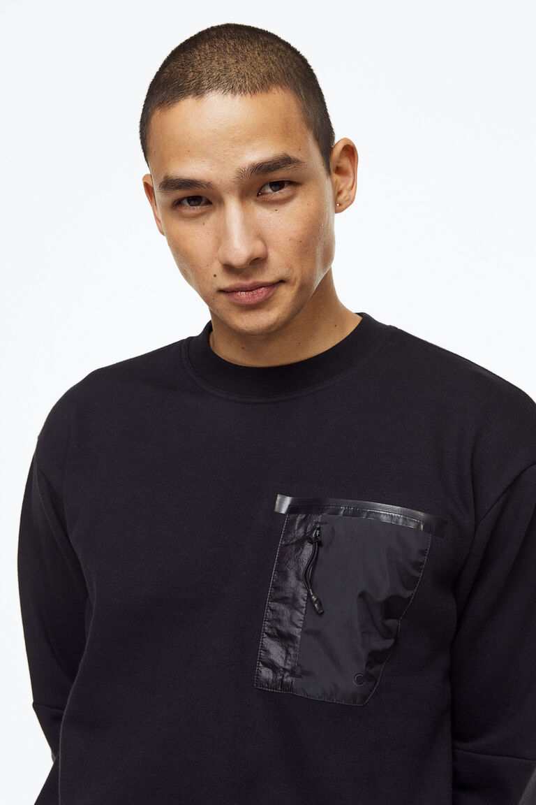Oversized sports sweatshirt in DryMove™