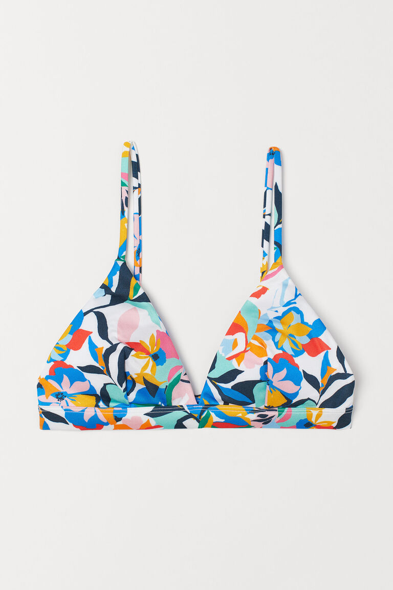 Padded triangle bikini top