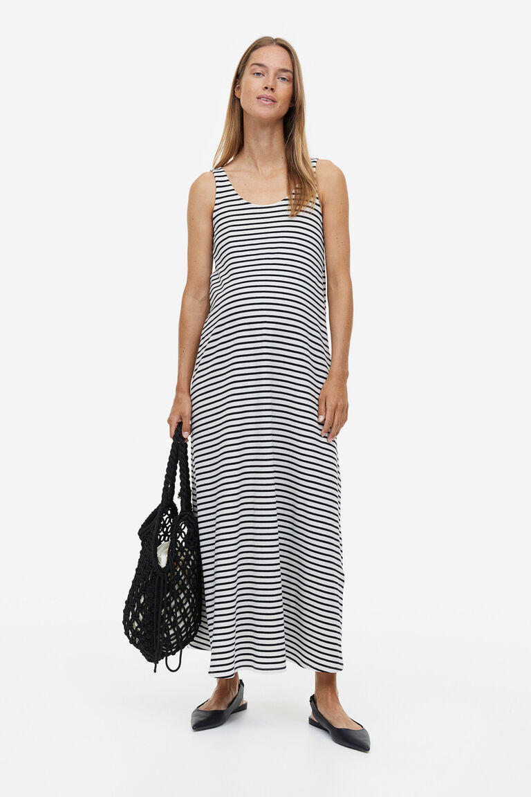 MAMA Calf-length cotton dress