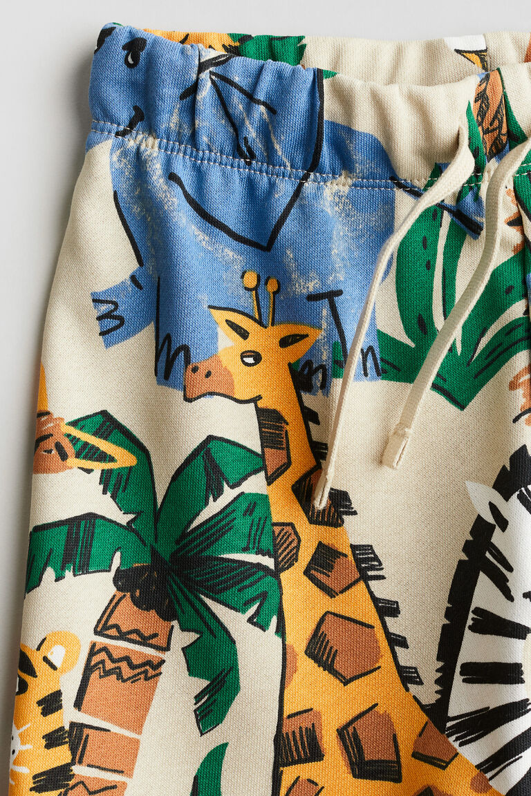 Printed sweatshorts