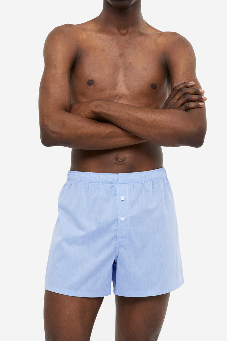 3-pack woven cotton boxer shorts