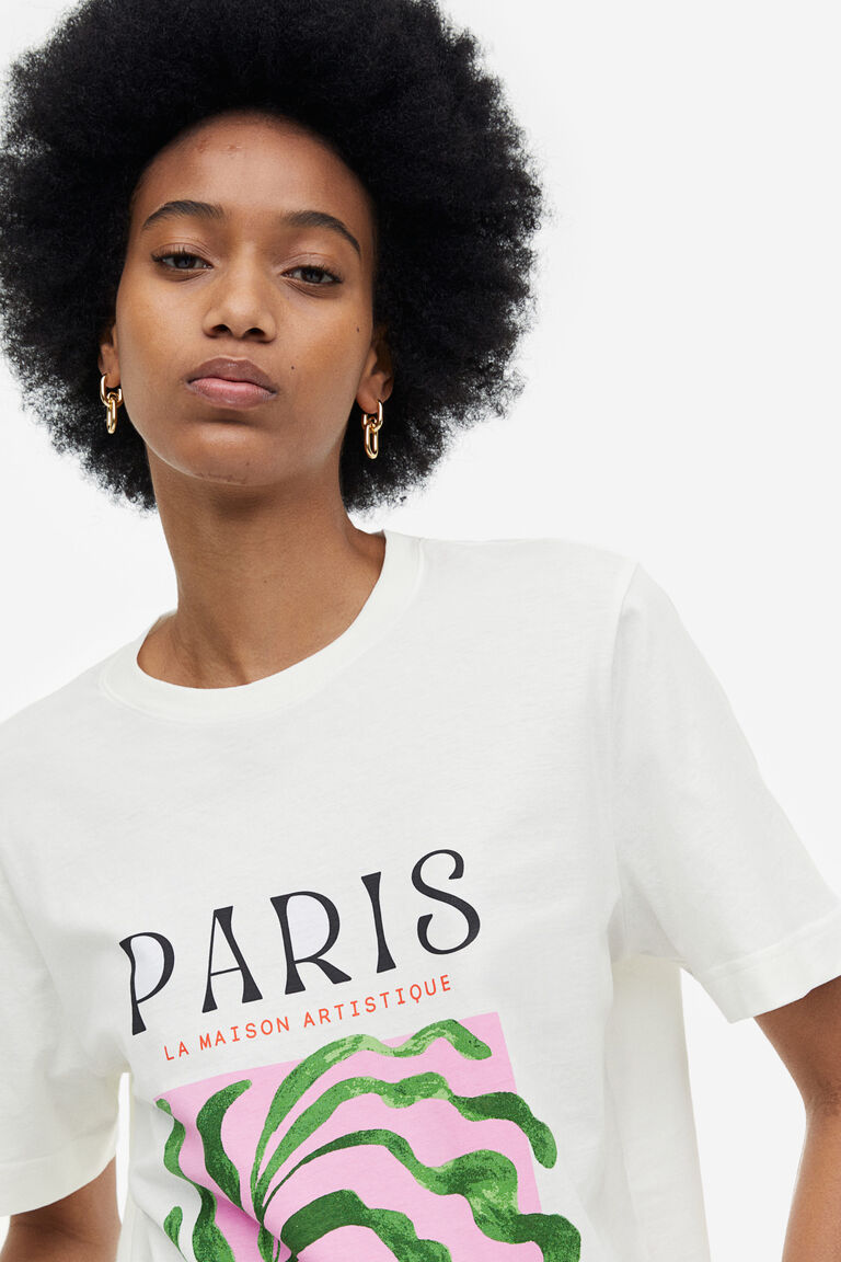 Print-motif T-shirt