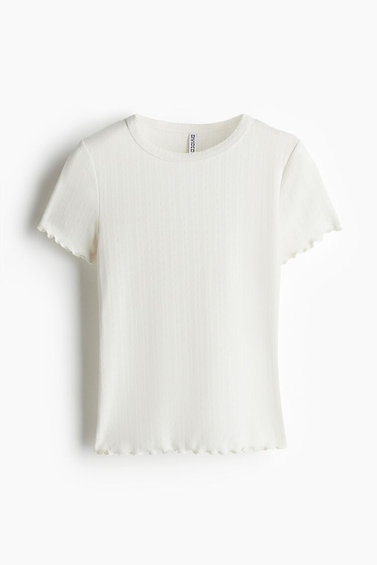 Overlock-detail T-shirt