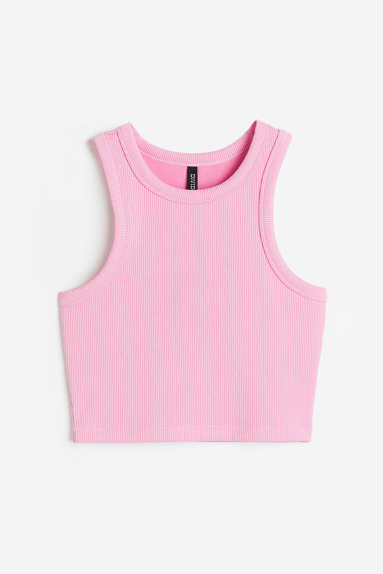 Cropped vest top
