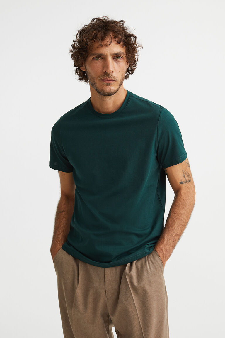 Slim Fit Pima cotton T-shirt