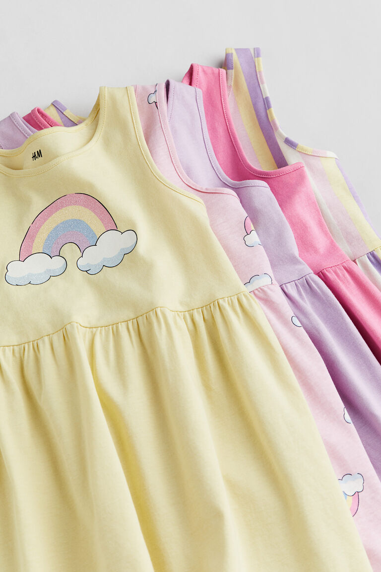 5-pack cotton jersey dresses