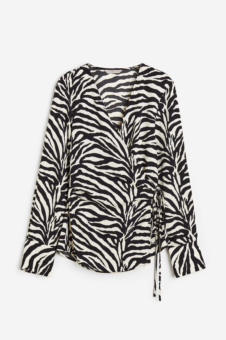 Wrap blouse