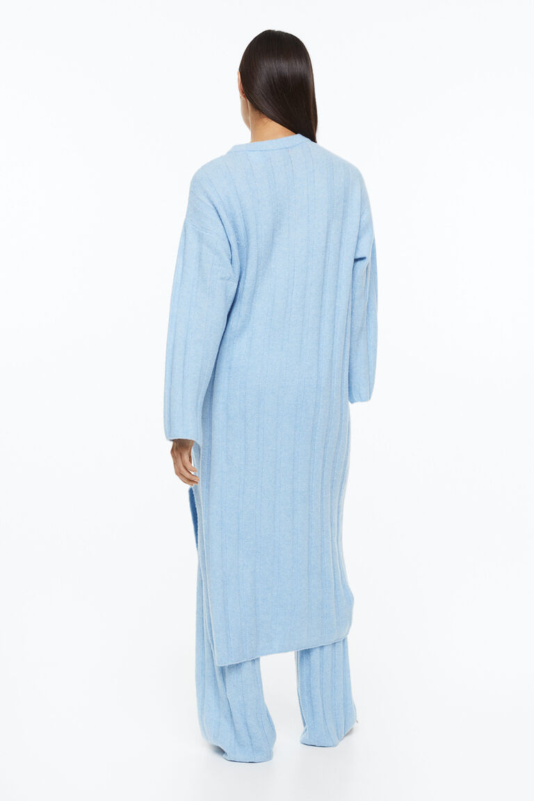Oversized rib-knit dress