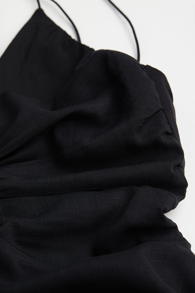 V-neck keyhole-detail dress V-neck keyhole-detail dress