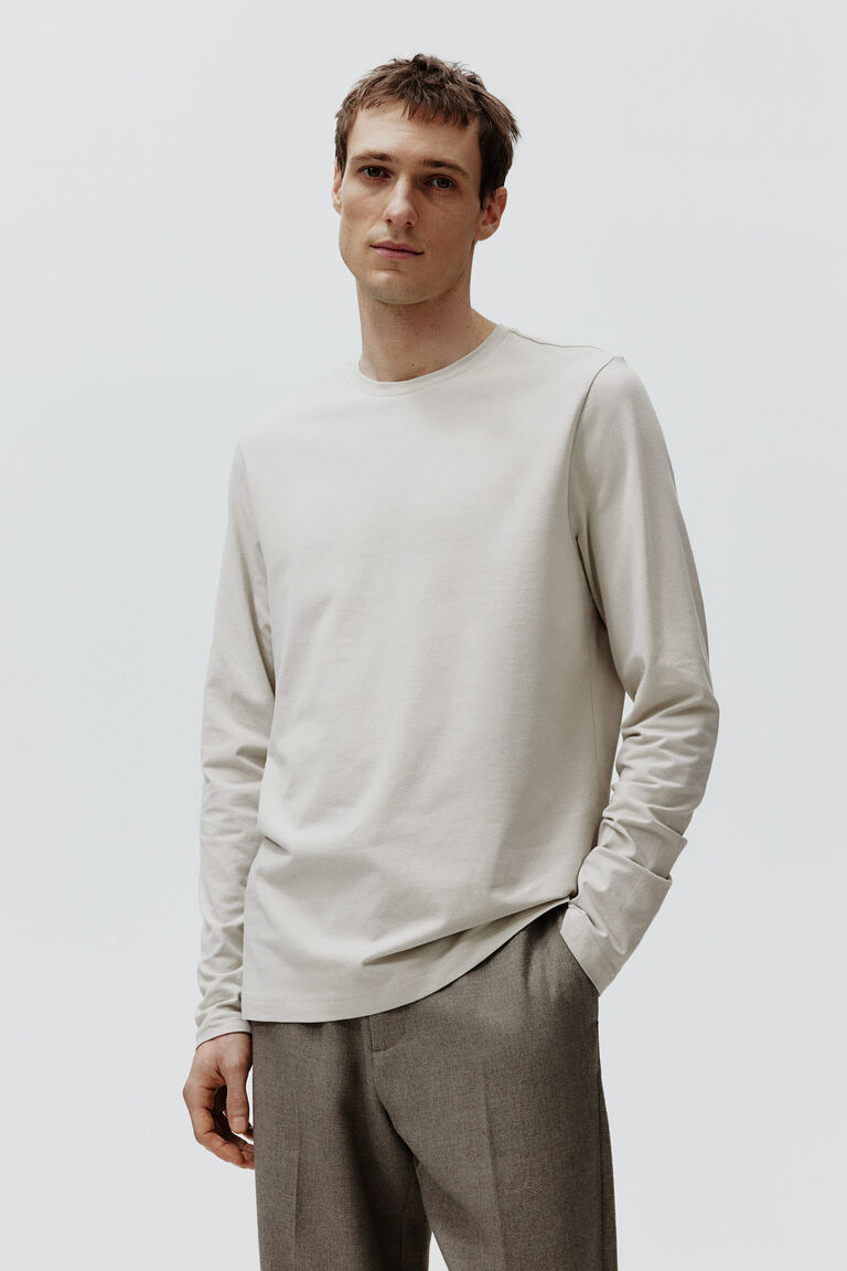 Slim Fit Jersey top