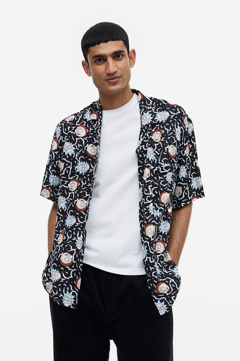 Relaxed Fit Patterned resort shirt