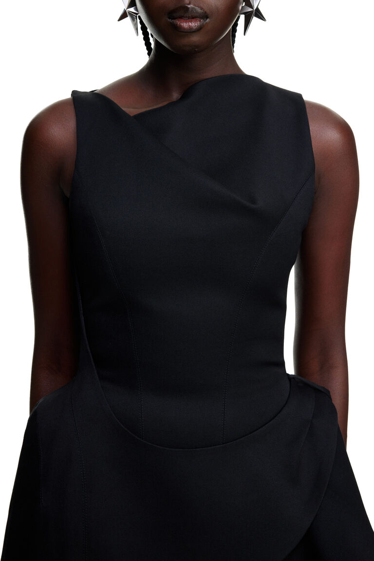 Wool mini dress