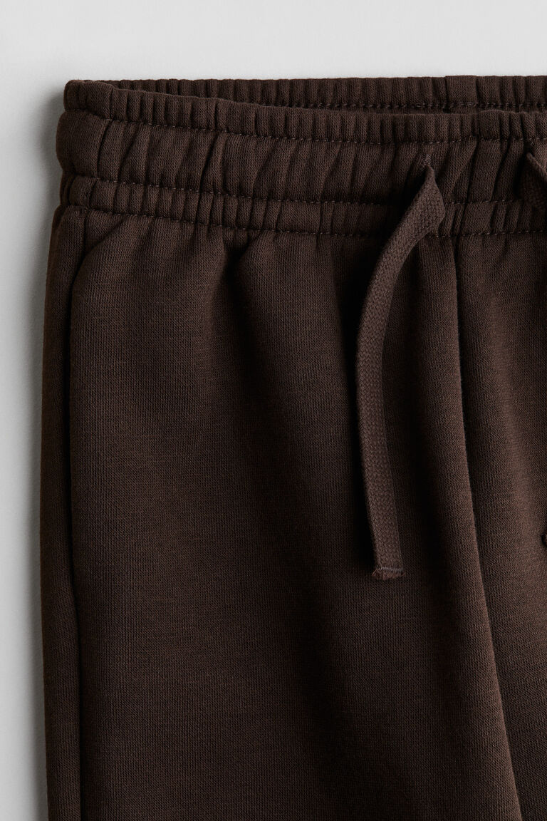 Brushed-inside joggers
