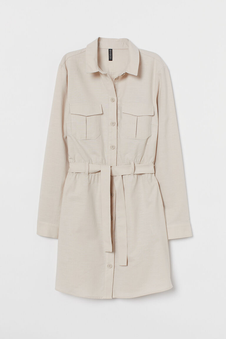 Cotton utility dress