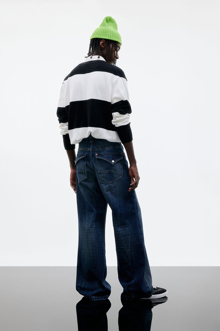 Bootcut Loose Jeans