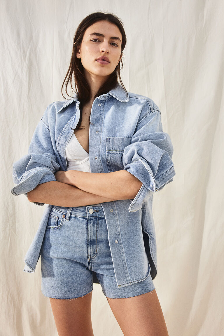Skinny High Denim shorts