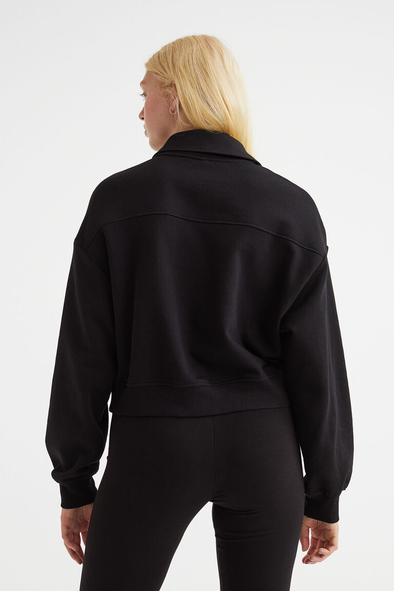 Zip-top sweatshirt