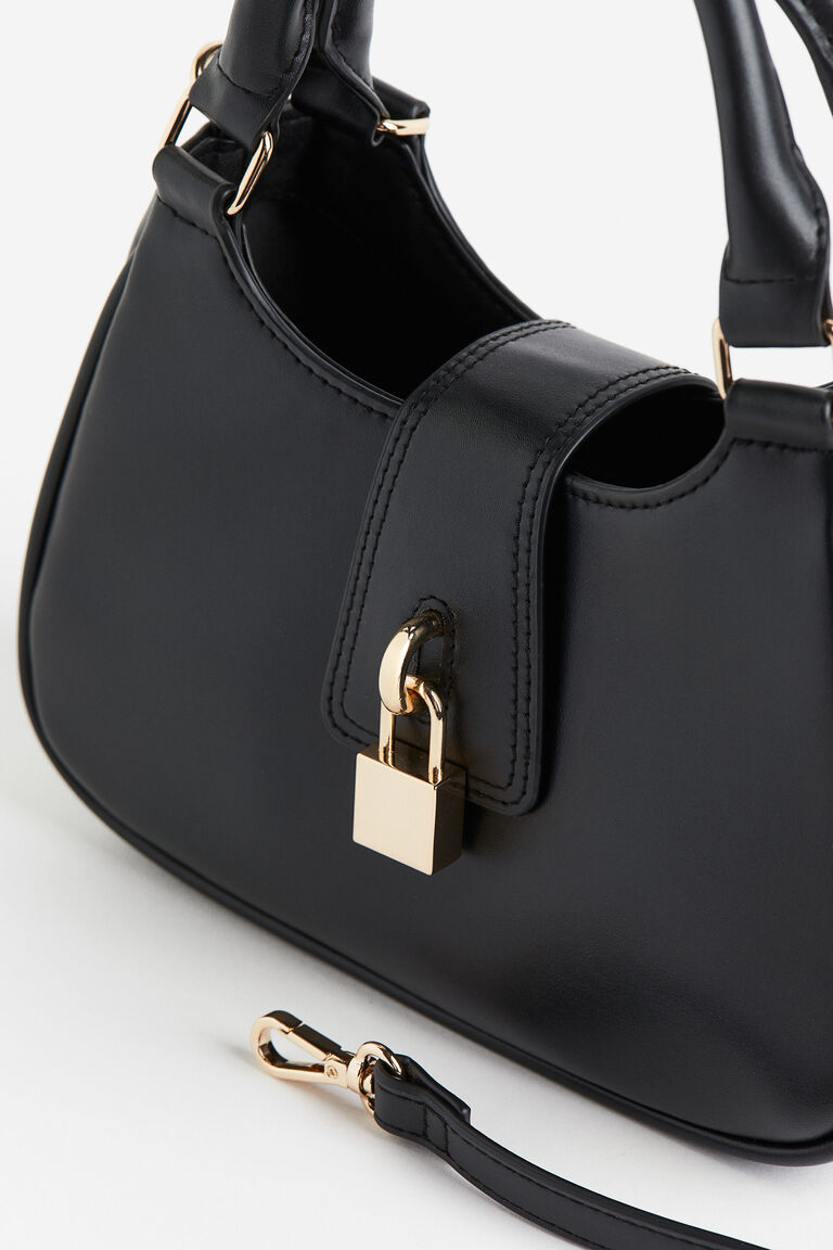 Padlock-detail crossbody bag