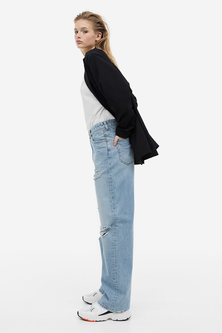 90s Baggy High Jeans