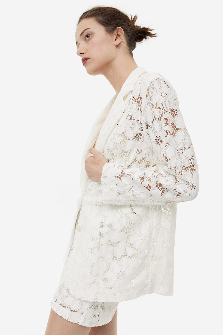 Lace blazer