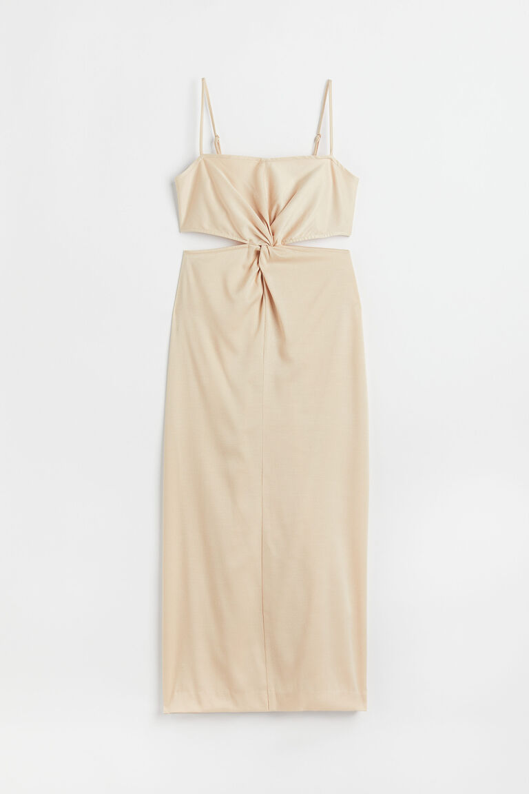 Cut-out-detail bodycon dress