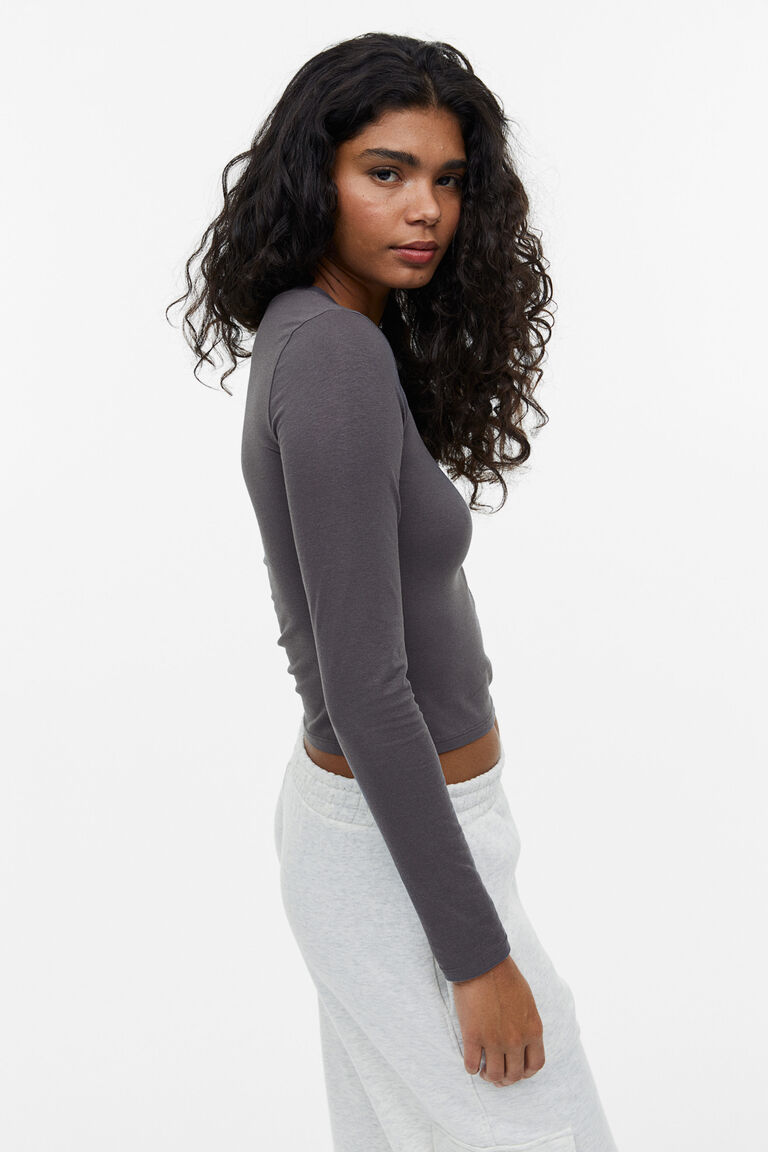 Short jersey top